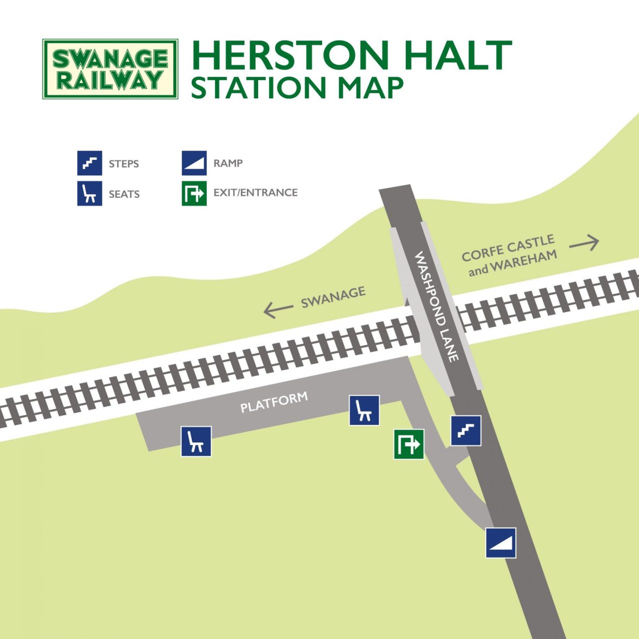 Herston Halt | Swanage Railway Line Guide